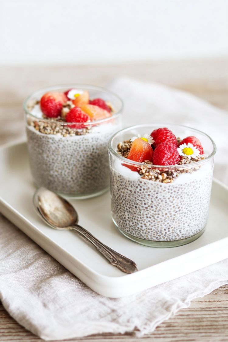 Creamy Vanilla Chia Seed Pudding (Easy & Healthy)