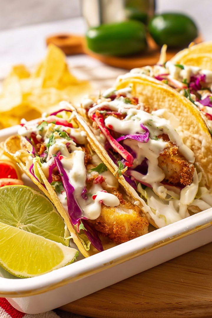 Easy Baked Fish Tacos Recipe | Healthy & Quick (25 Min) - Home Fresh ...