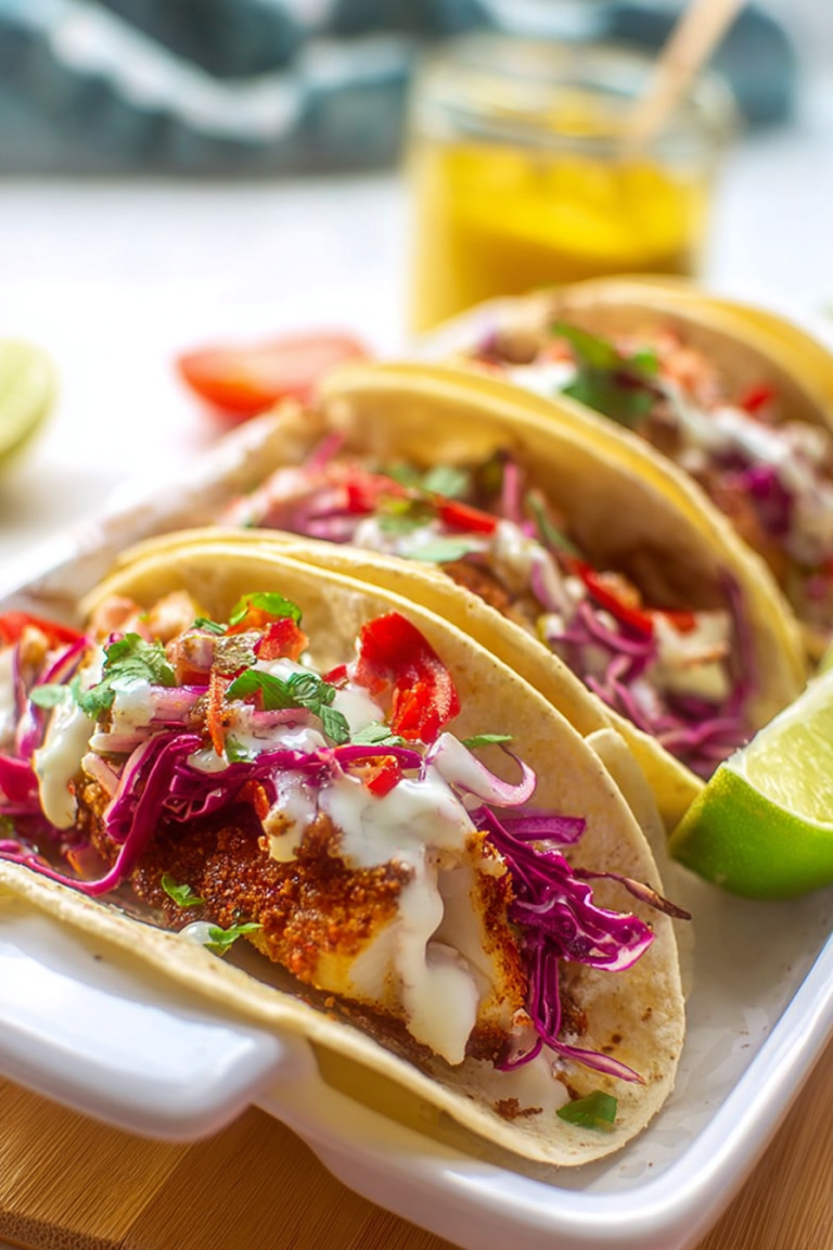 Easy Baked Fish Tacos Recipe | Healthy & Quick (25 Min) - Home Fresh ...