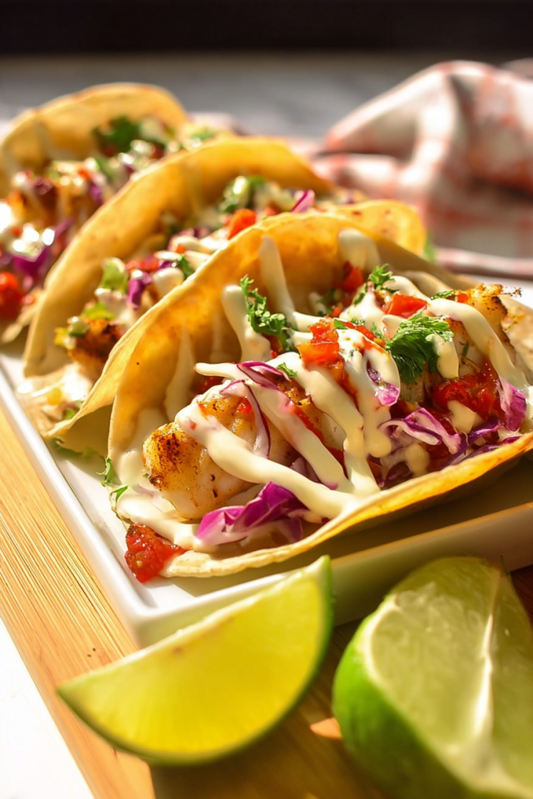 Easy Baked Fish Tacos Recipe | Healthy & Quick (25 Min) - Home Fresh ...