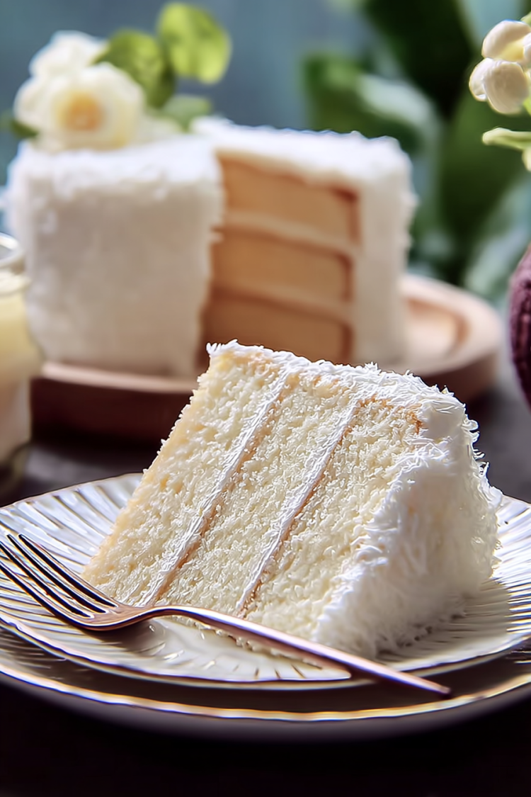 Irresistible White Cake Recipe | Easy & Fluffy - Home Fresh Eats | Easy ...